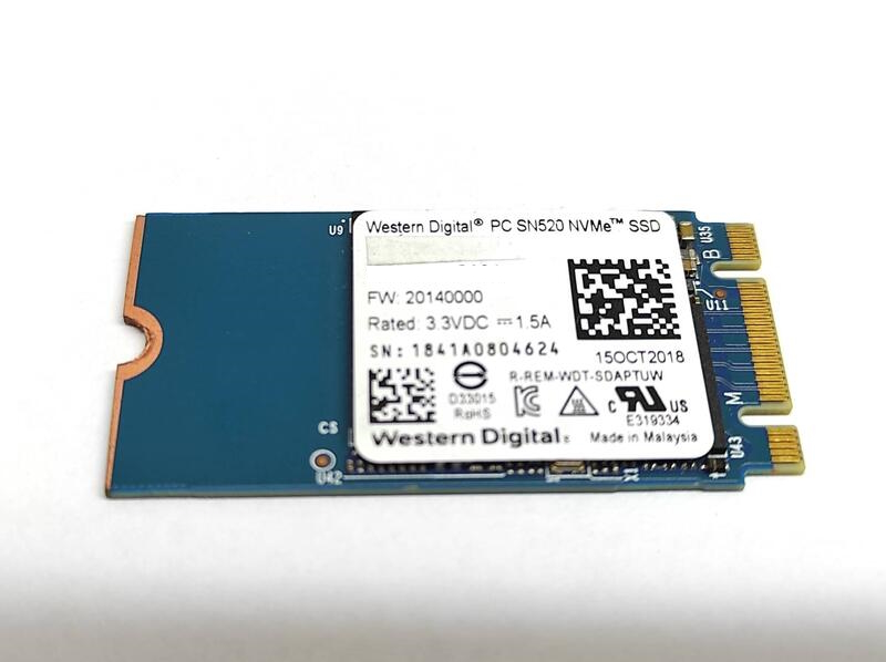 Ổ CỨNG SSD WD 256GB M2SATA 2242 NVME TM LIKE NEW