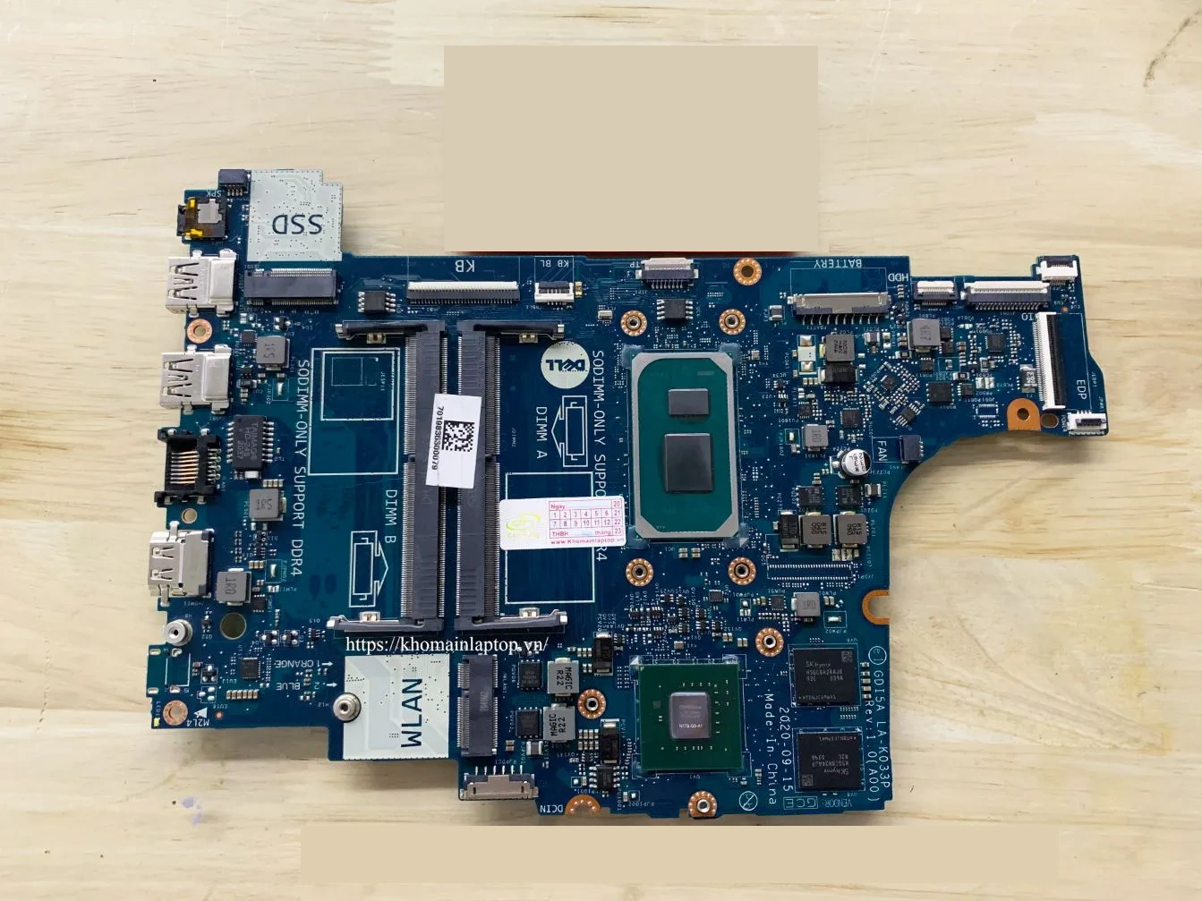 Mainboard dùng cho laptop Dell Vostro 3500 I5 TH11 VGA