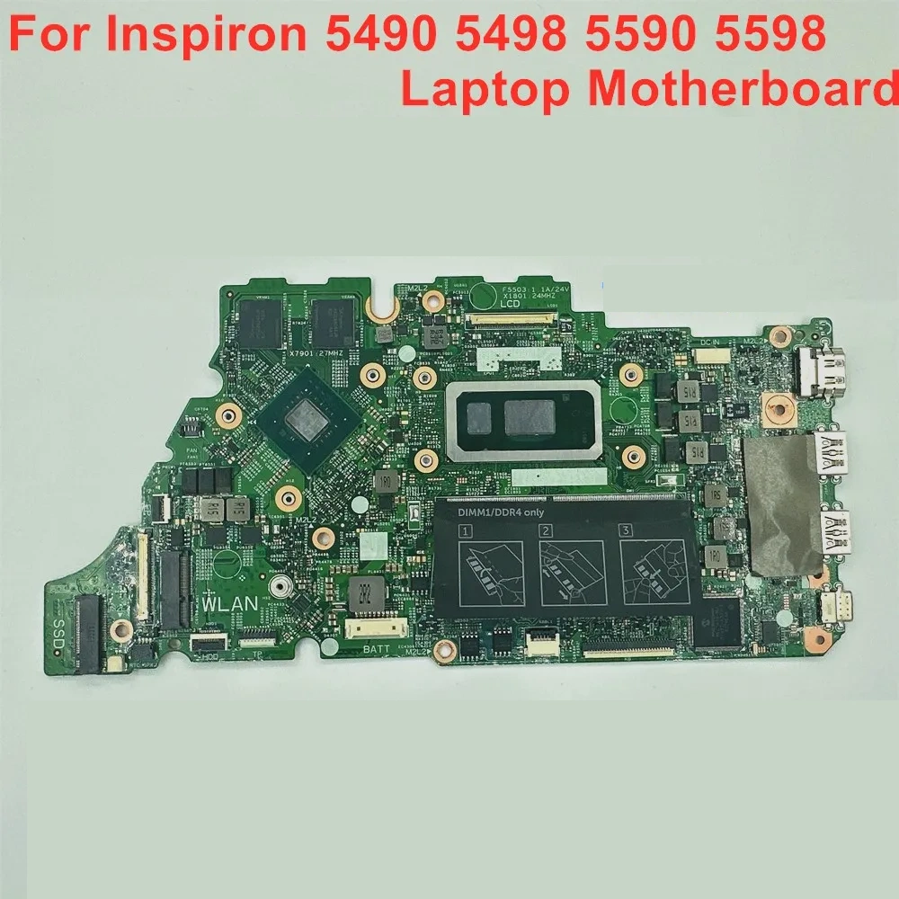 Mainboard dùng cho laptop Dell Inspiron 5490 5590 5498 5598 I5 TH10
