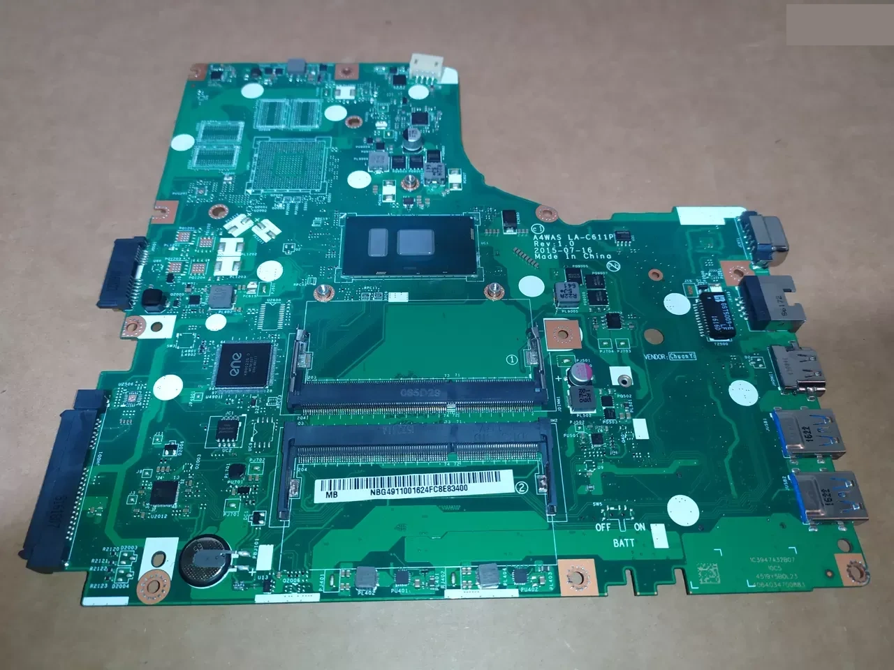 Mainboard dùng cho laptop Acer Travelmate P248