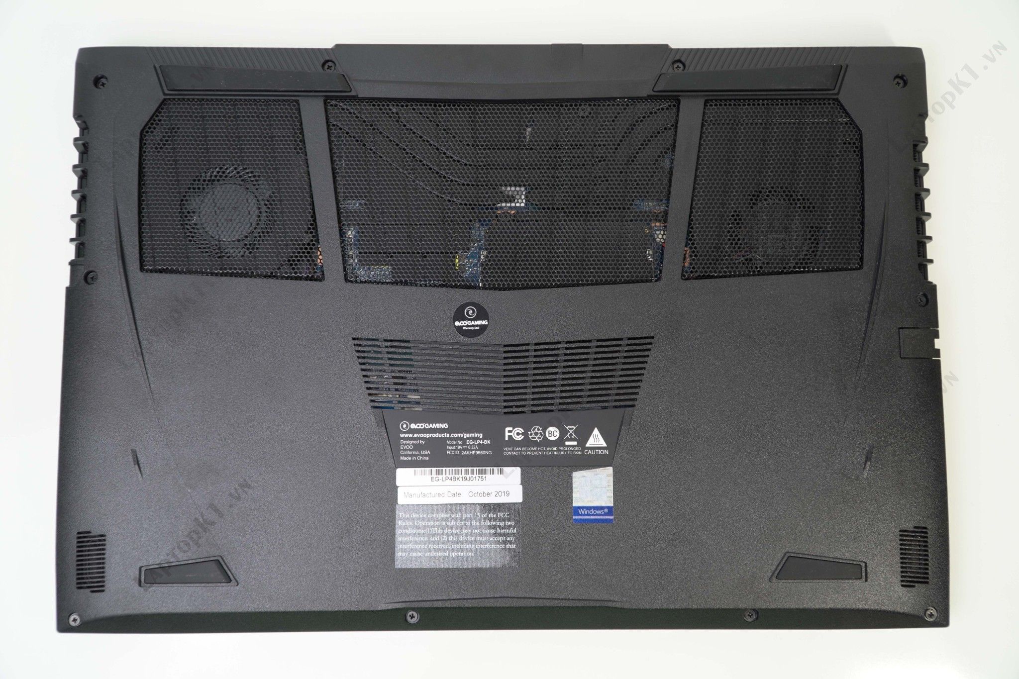 Vỏ mặt D dùng cho laptop EVOO Gaming EG-LP4