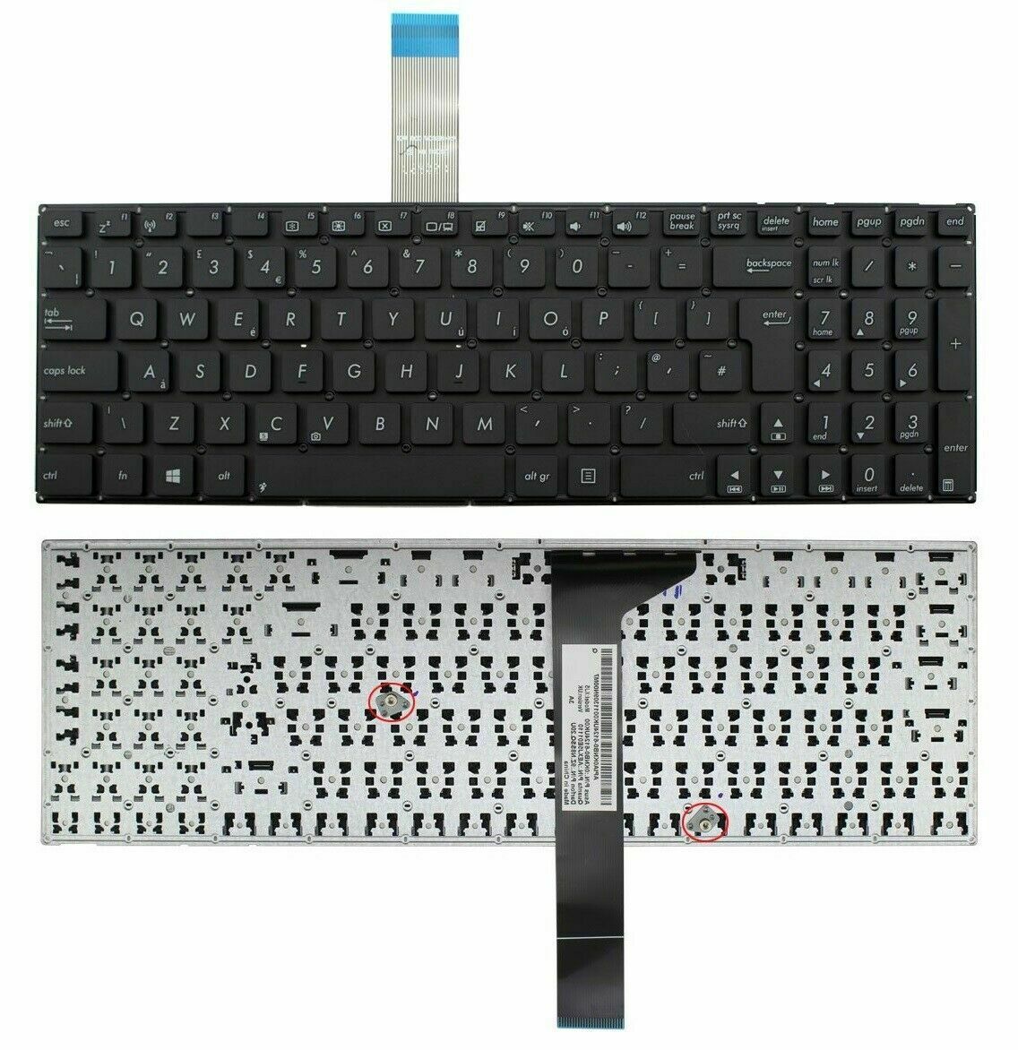 Bàn phím dùng cho laptop Asus X501