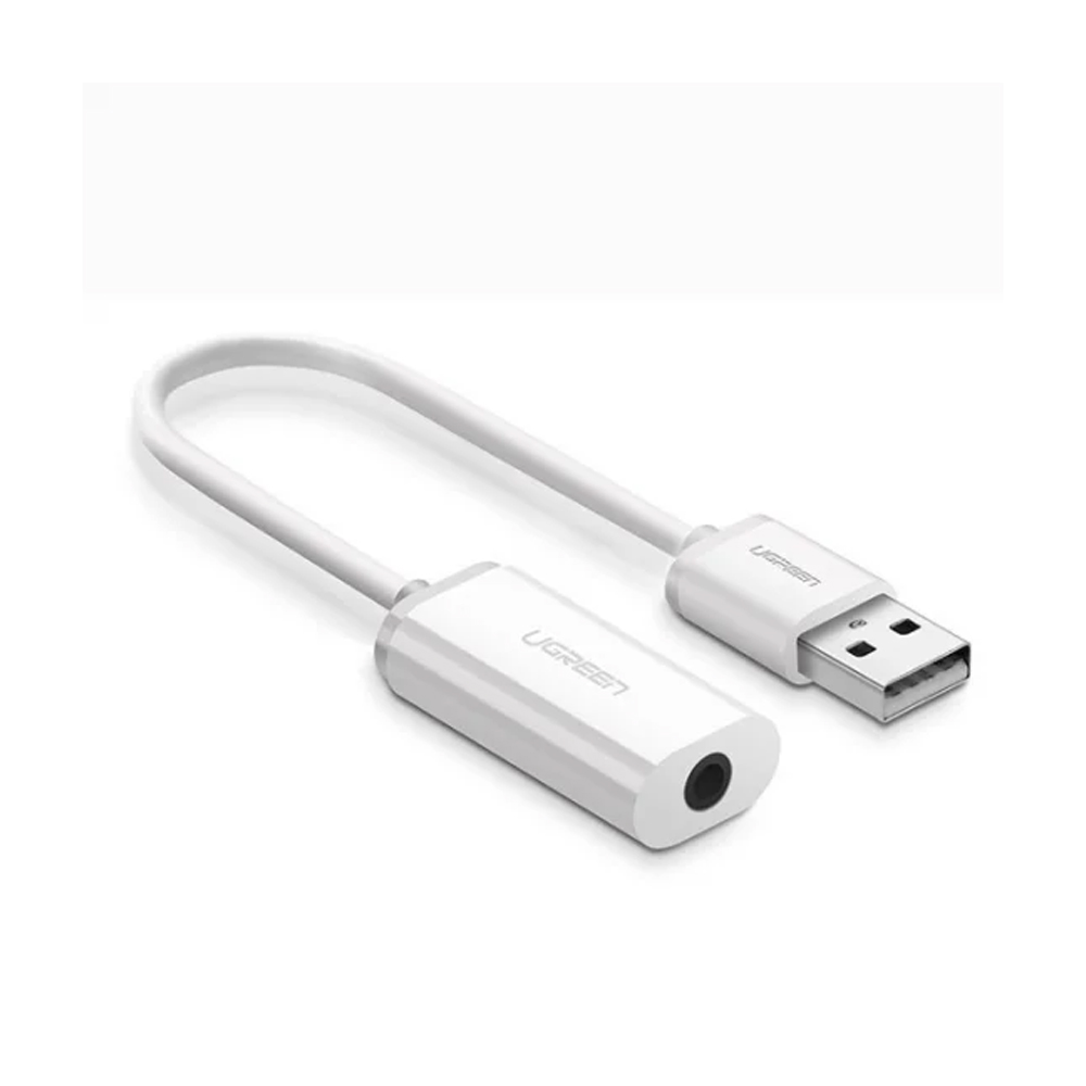 Cáp chuyển USB ra audio 3.5mm hỗ trợ Mic và Tai Nghe UGreen 30712