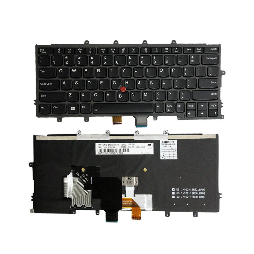 Bàn phím dùng cho laptop Lenovo X240 X250 X260 X270 TrackPoint có LED