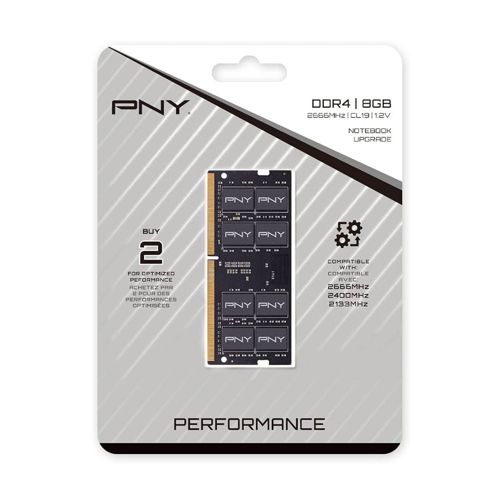 Ram Laptop PNY 8GB DDR4 2666 (MN8GSD42666-TB)