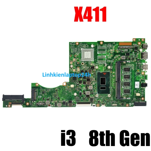 Mainboard dùng cho laptop Asus X411 I3 TH8