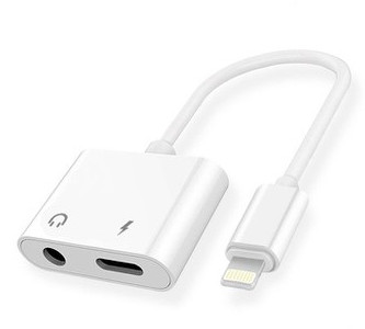 Bộ chuyển đổi âm thanh iPhone IOS Lightning Double Dual hỗ trợ Mic Gọi ...