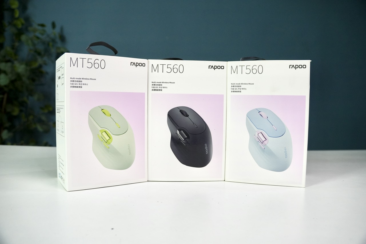 Chuột máy tính không dây Rapoo MT560 đen